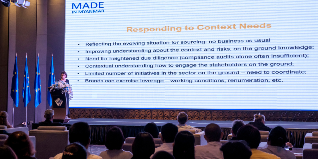 Transition from SMART Myanmar to MADE in Myanmar to Support Garment ...